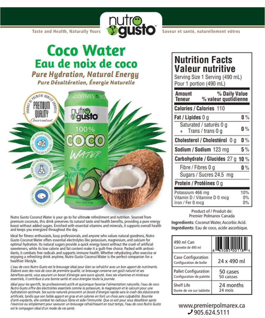 Coconut Water 330ml x 6 pack- NutroGusto – Nutro Gusto